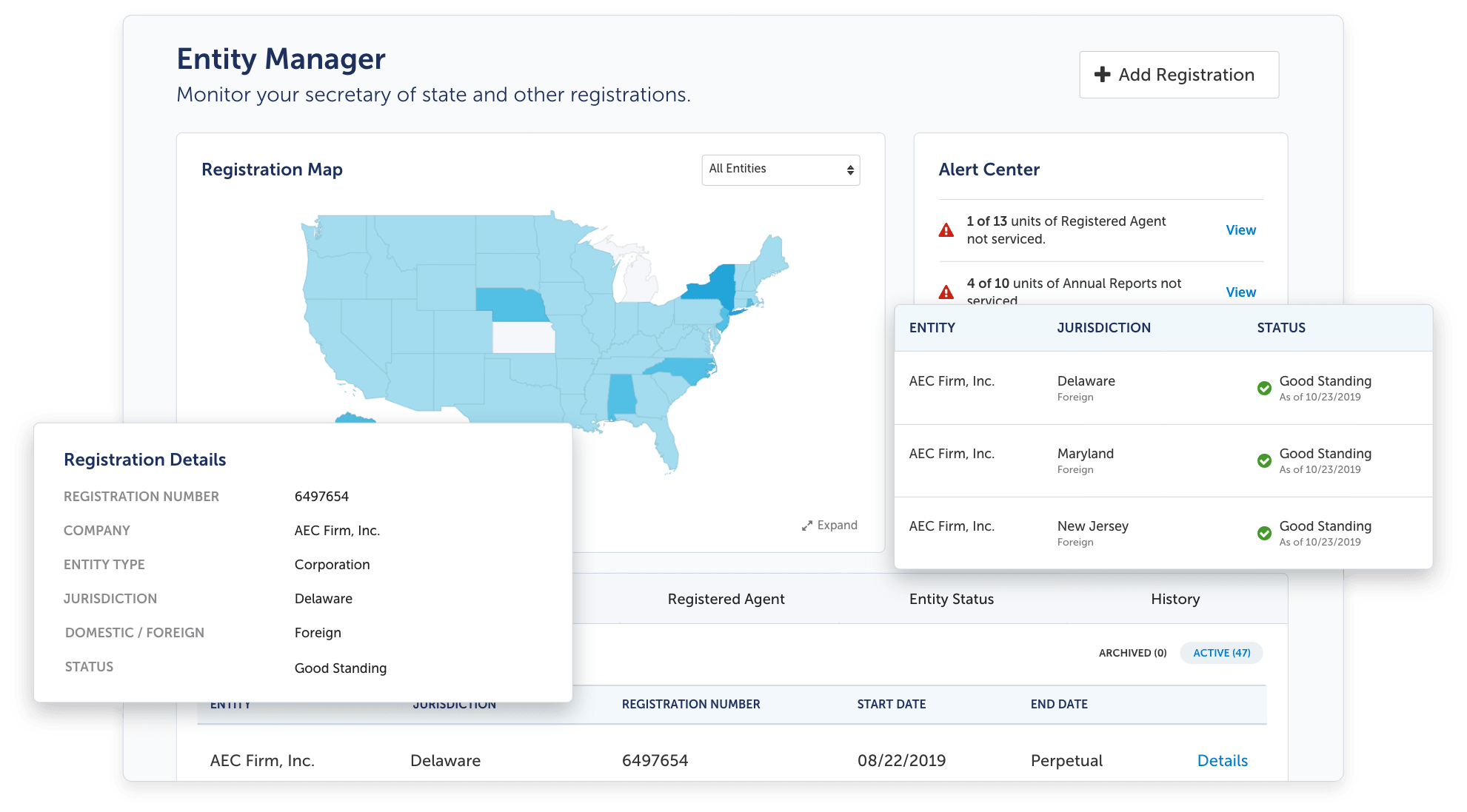 Consolidate Your Nationwide Registered Agent Service